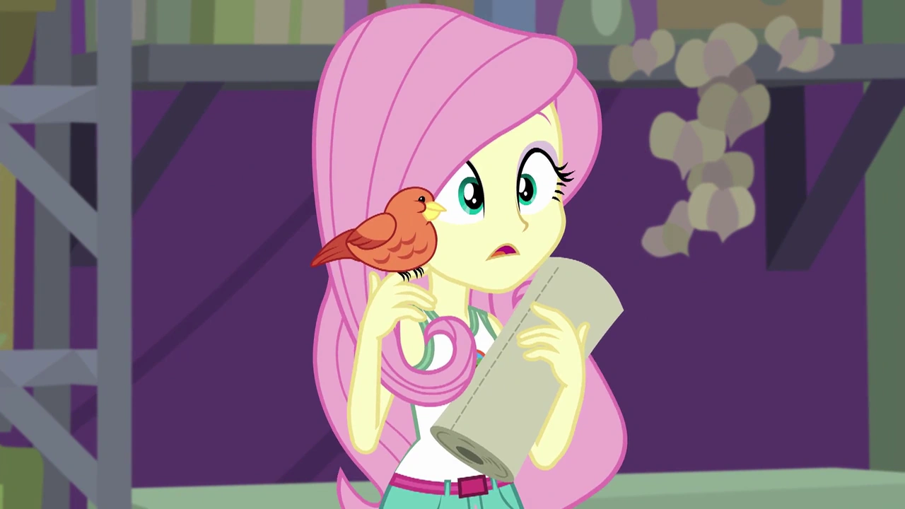 Image - Fluttershy making a shocking realization EG4.png | My Little ...
