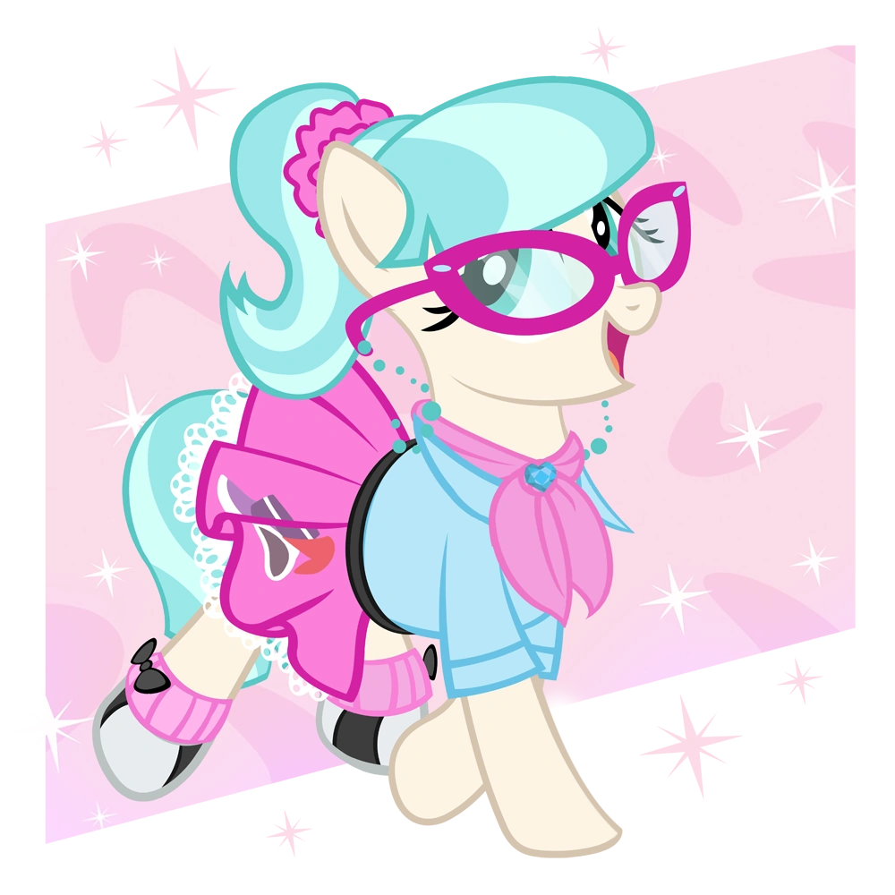 Image - Coco Pommel 50s Pony by PixelKitties.png | My Little Pony Fan ...