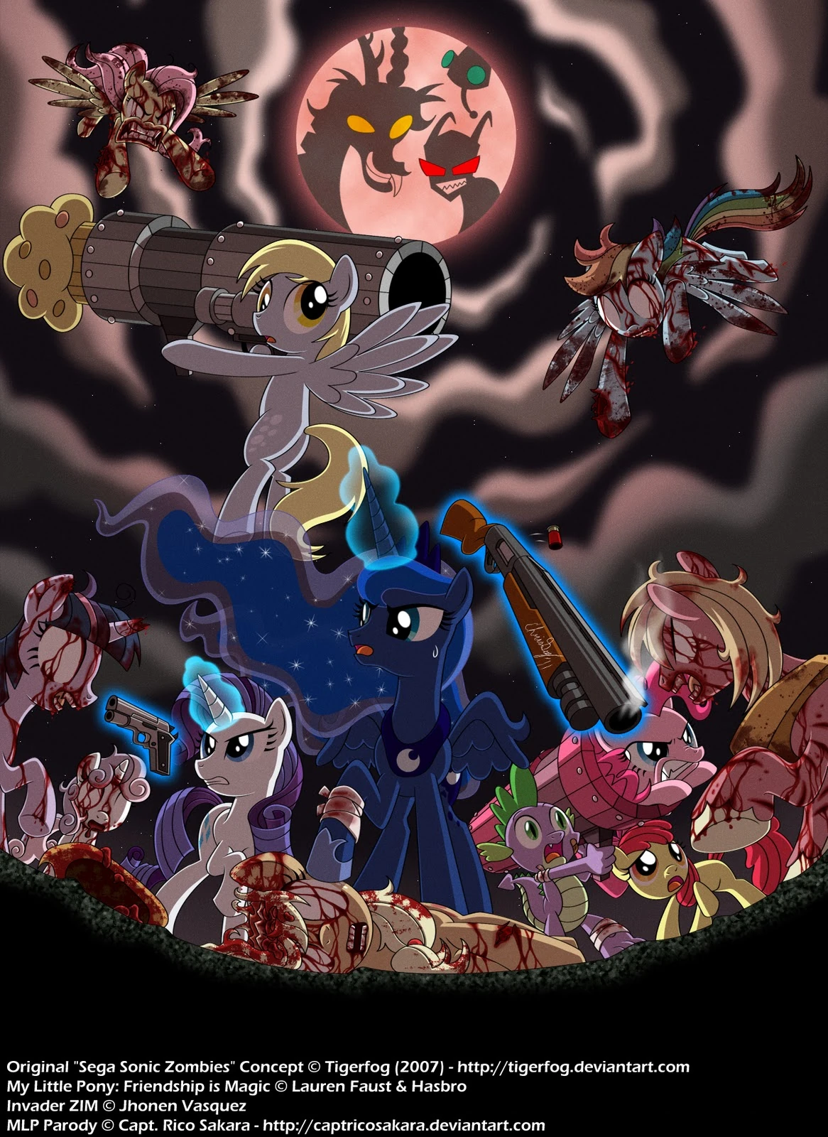 Image - ZOMBIE PONIES by CaptRicoSakara.jpg | My Little Pony Fan Labor ...