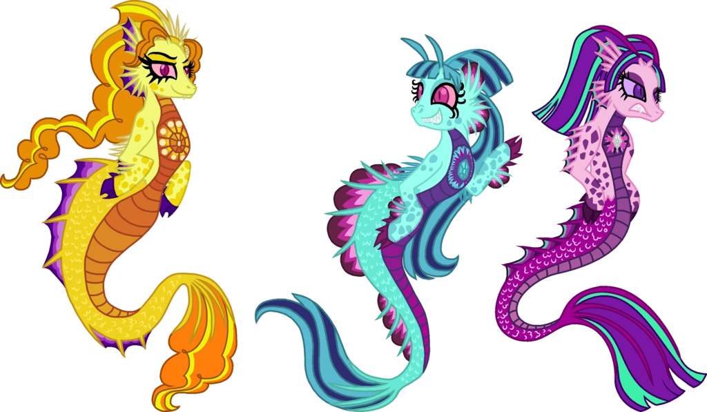 Image - Unique Style Dazzlings-Sirens by StarryOak.png | My Little Pony ...