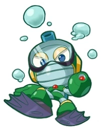 Bubble Man | Mega Man: Day in the Limelight Wiki | Fandom