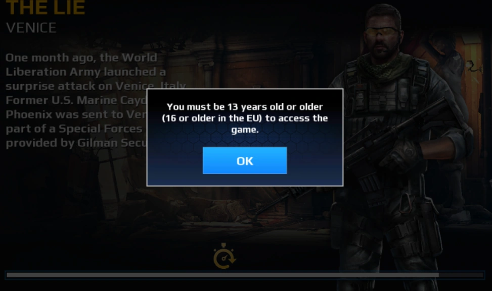 How To Fix The Modern Combat 5 Blackout Age Confirmation Error Fandom