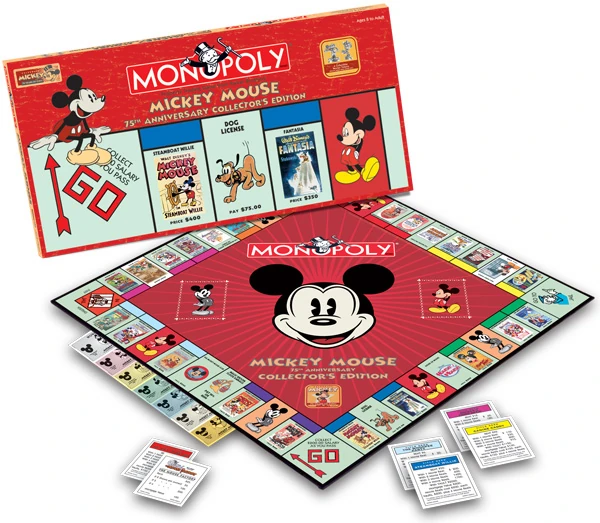 Mickey Mouse 75th Anniversary Collector's Edition | Monopoly Wiki | Fandom