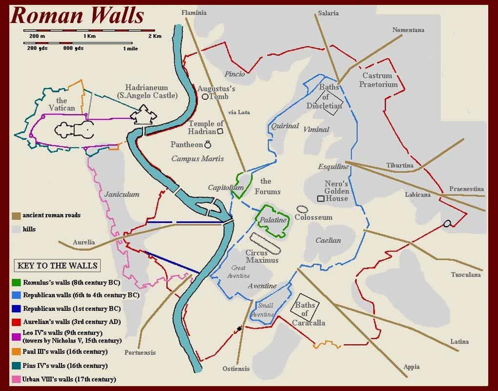 Roman Topographical Map (Mons Aventinus) | Mons Aventinus - The ...