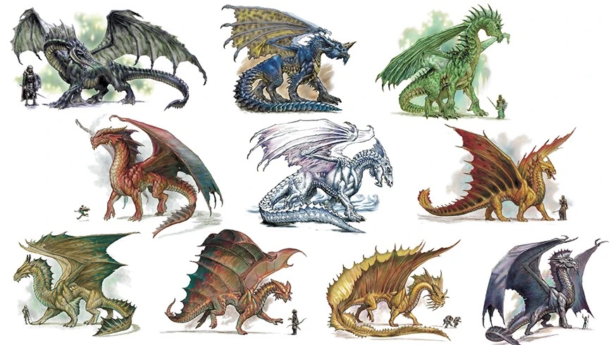 Metallic Dragons | Monster Wiki | FANDOM powered by Wikia