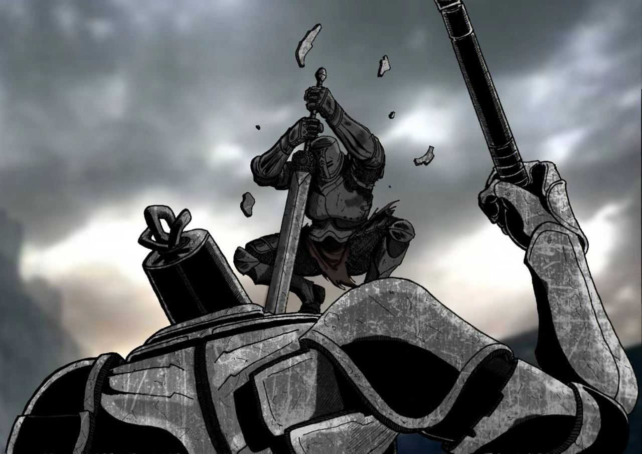 Image - 428109-dark-souls-black-iron-tarkus.jpg | Monster Girl ...