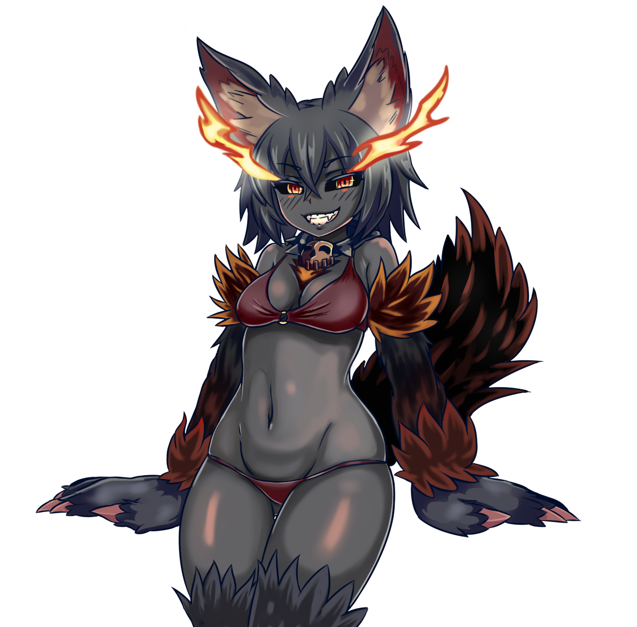 Image Hellhound By Nav Png Monster Girl Encyclopedia Wiki Fandom