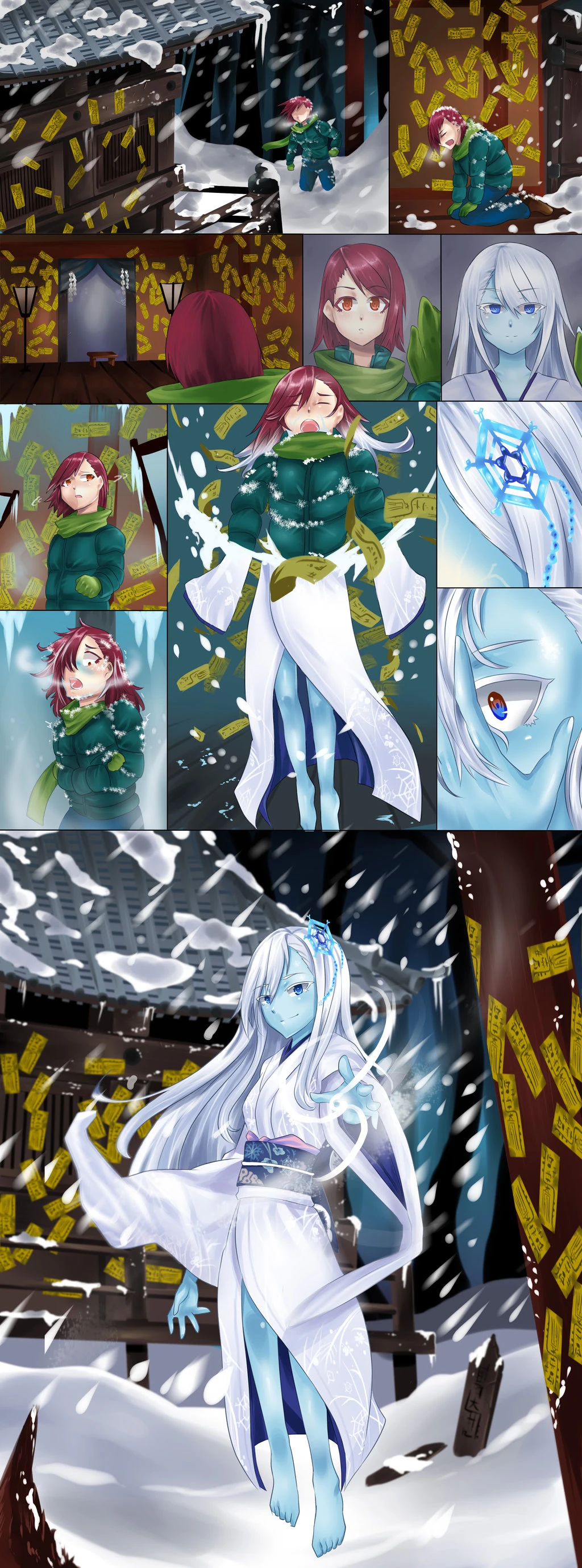 Image - Yuki onna tf by ibenz009.jpg | Monster Girl Encyclopedia Wiki ...