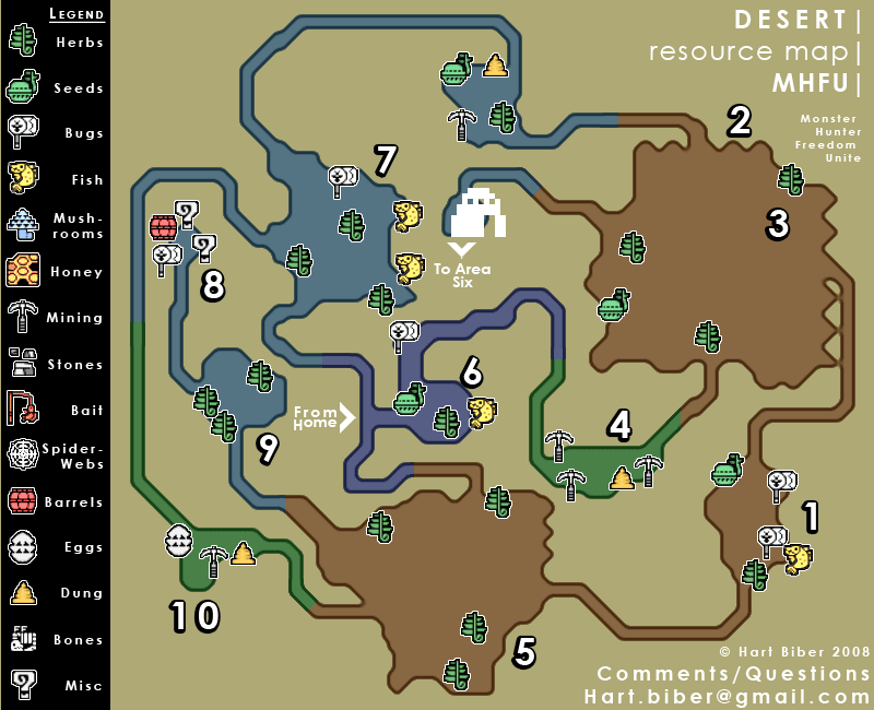 Image - Desert Resource map.gif | Monster Hunter Wiki | FANDOM powered ...
