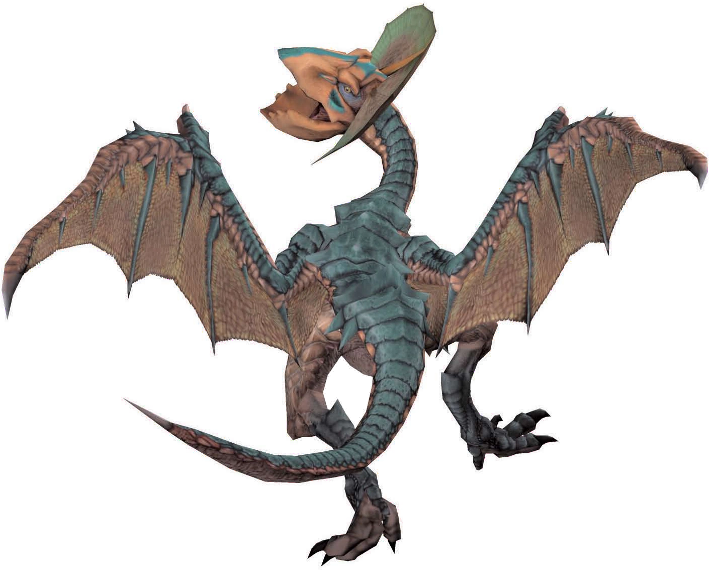 Image - MHF1-Blue Yian Kut-Ku Render 001 (Edited).png | Monster Hunter ...