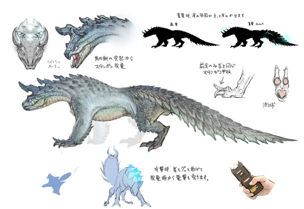 Image - MHW-Tobi-Kadachi Concept Art 001.jpg | Monster Hunter Wiki ...