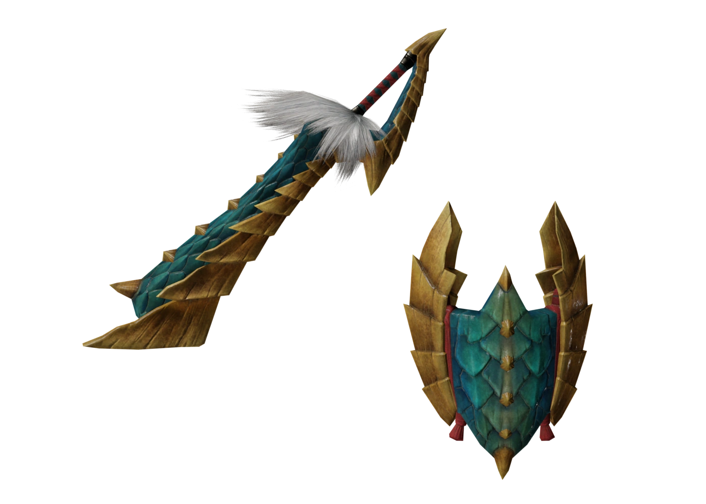 Zinogre Sword and Shield I (MHO) | Monster Hunter Wiki | Fandom
