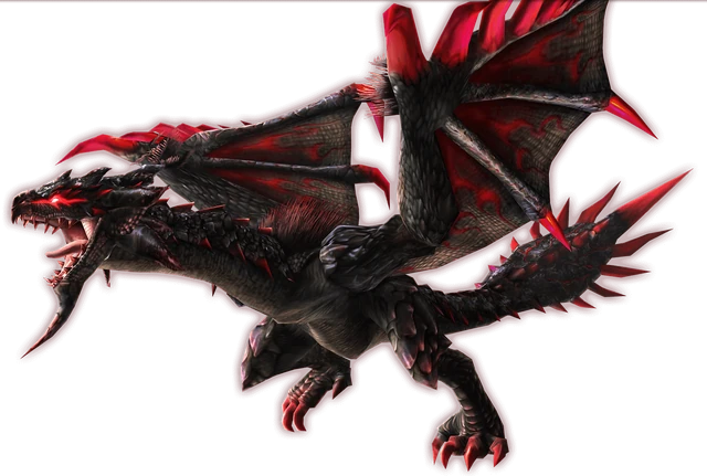 Image - FrontierGen-Unknown (Black Flying Wyvern) Render 003.png ...