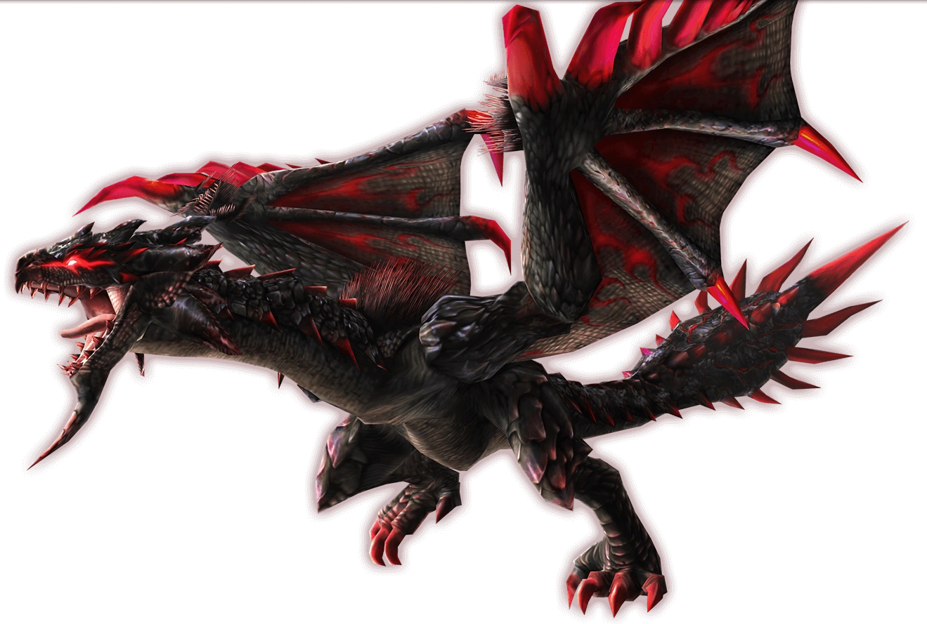 Image - FrontierGen-Unknown (Black Flying Wyvern) Render 003.png ...