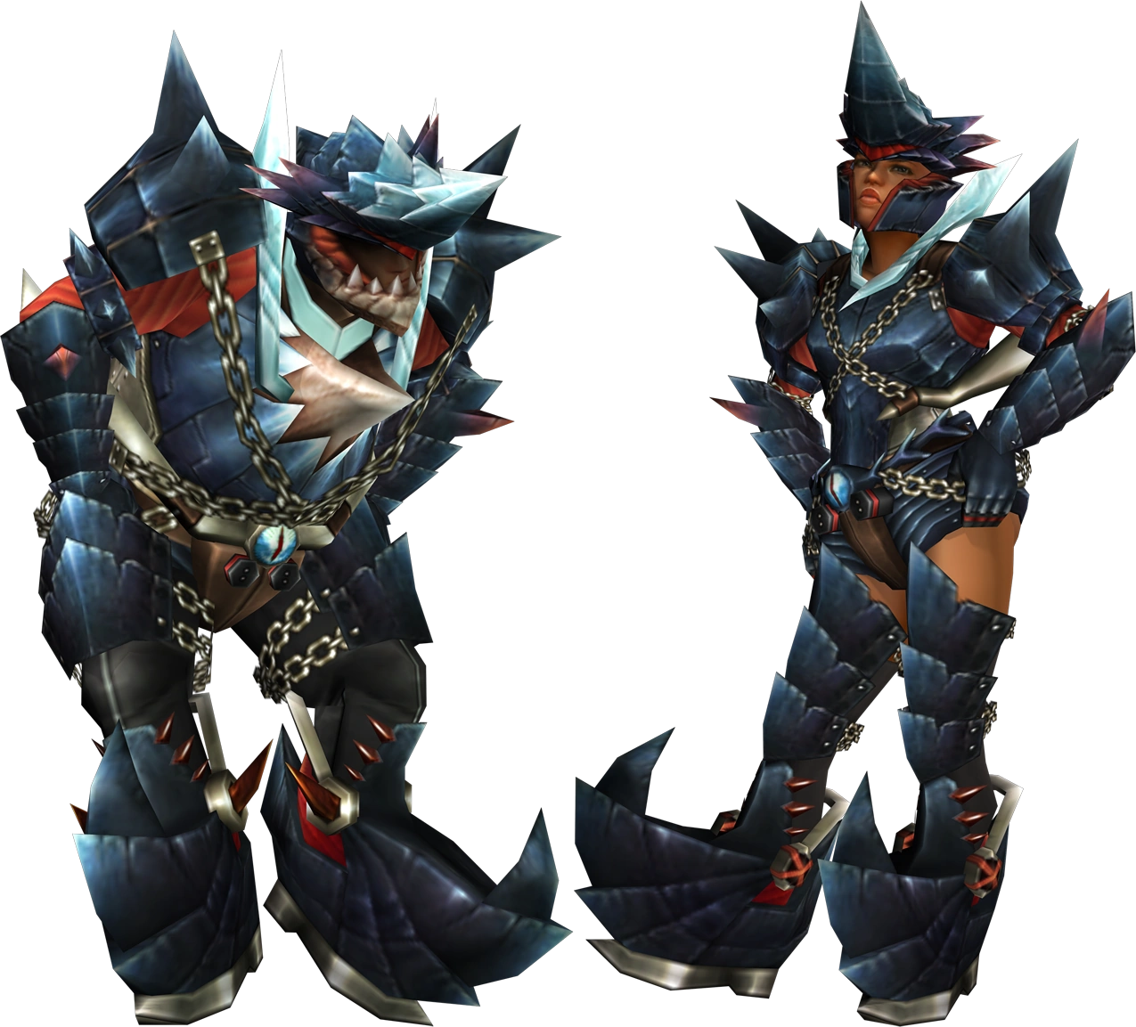 Image - FrontierGen-Guren Armor (Blademaster) Render 2.png | Monster ...
