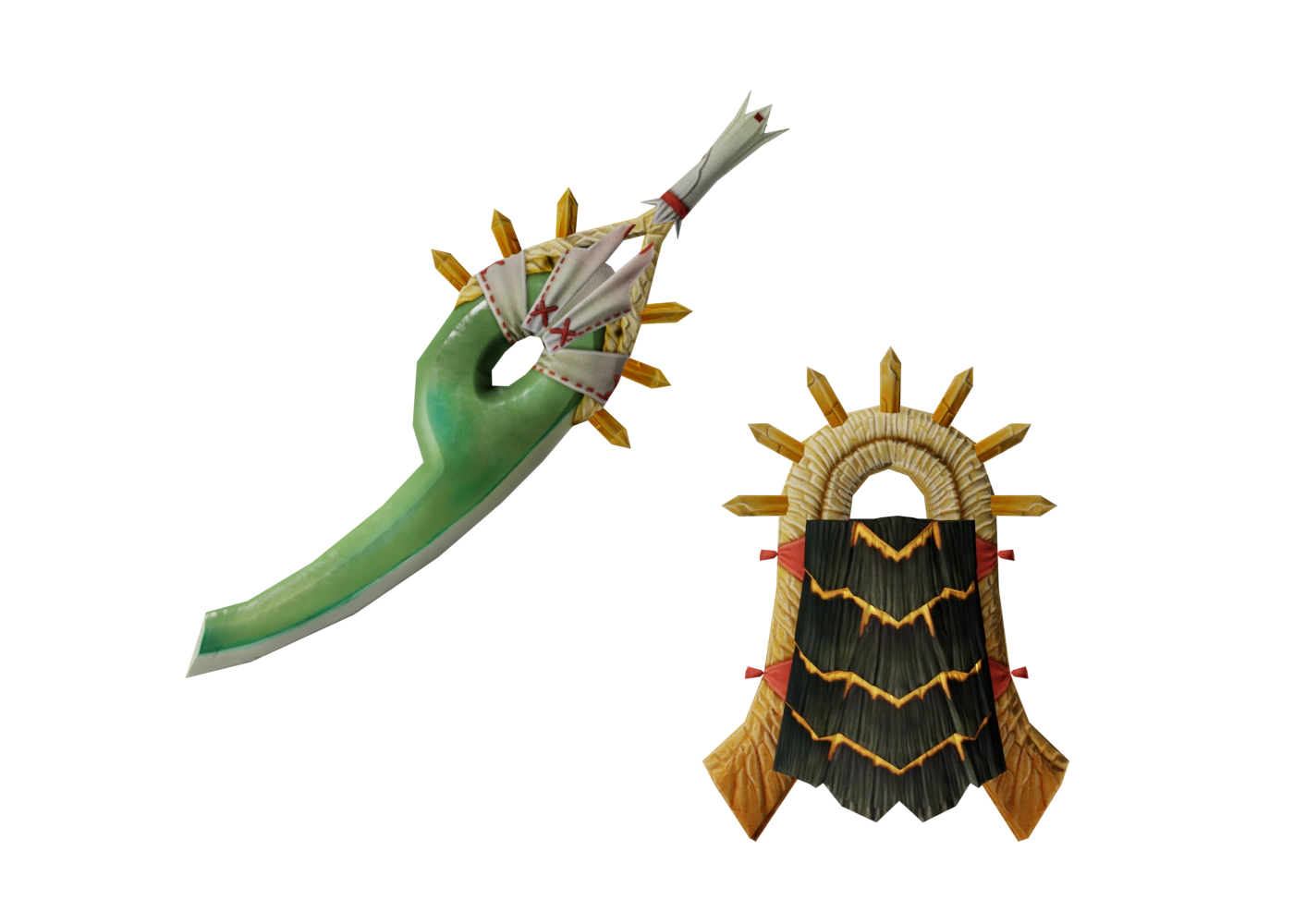 Amatsu Sword and Shield I (MHO) | Monster Hunter Wiki | Fandom