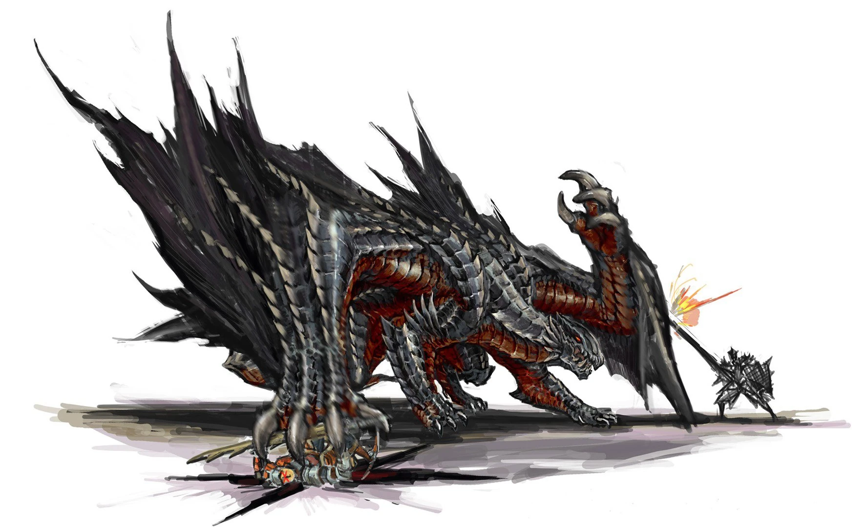 Image - MH4U-Gore Magala Concept Art 002.jpg | Monster Hunter Wiki ...