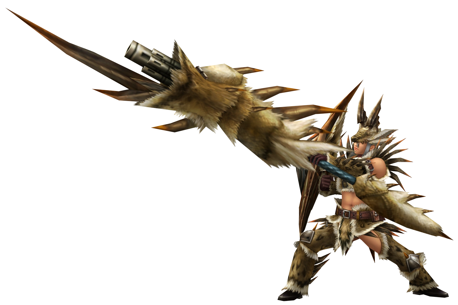 Image - FrontierGen-Gunlance Equipment Render 005.png | Monster Hunter ...