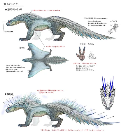 Image - MHW-Tobi-Kadachi Concept Art 002.jpg | Monster Hunter Wiki ...