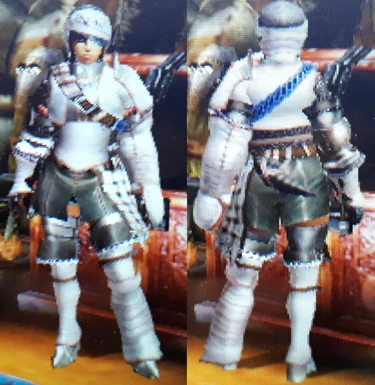 Khezu Armor (Gunner) (MH4U) | Monster Hunter Wiki | Fandom