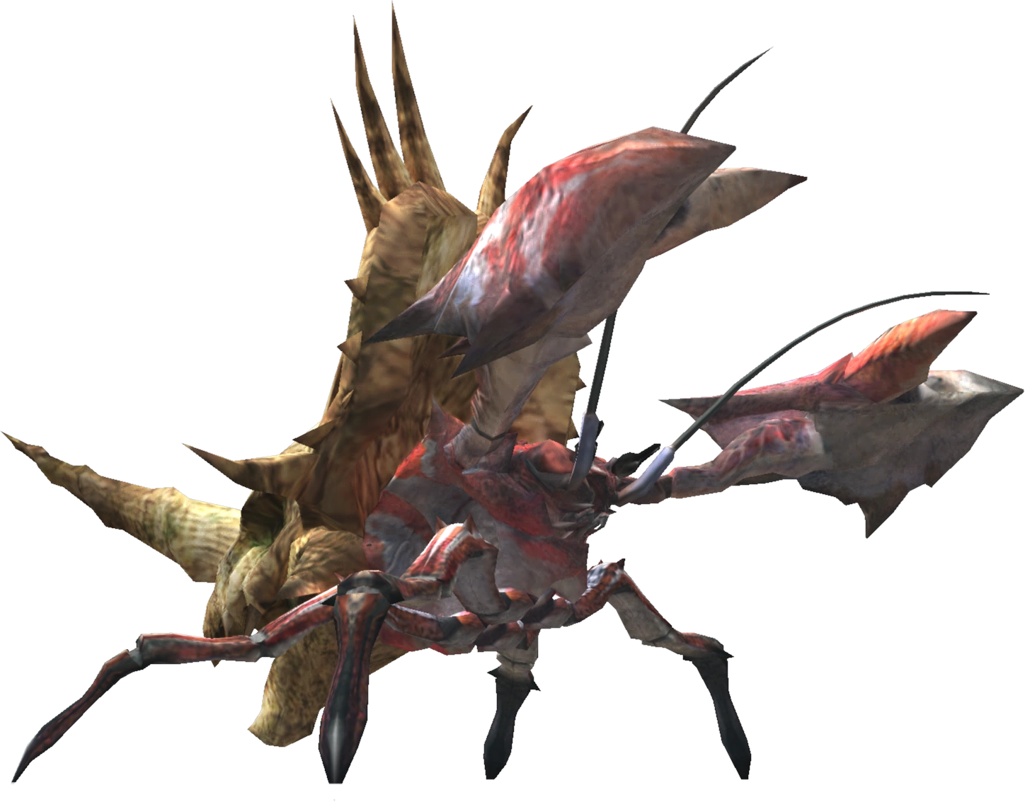 Image - 2ndGen-Daimyo Hermitaur Render 001.png | Monster Hunter Wiki ...
