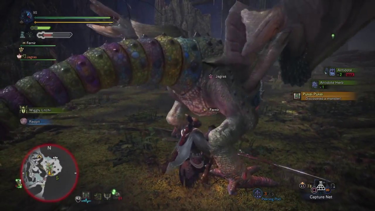 Image Mhw Pukei Pukei Screenshot 012 Monster Hunter Wiki Fandom Powered By Wikia