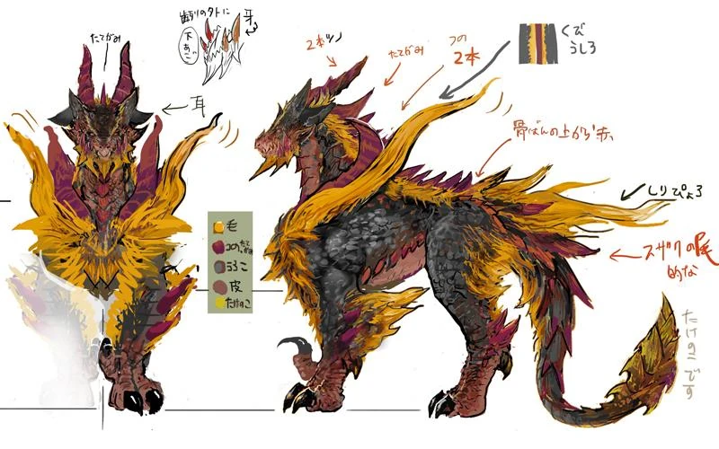 Image - FrontierGen-Inagami Concept Art 001.jpg | Monster Hunter Wiki ...