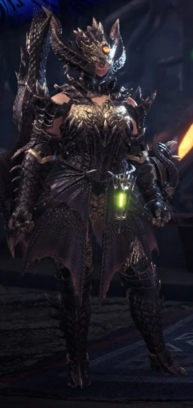 Dragon α+ Armor (MHWI) | Monster Hunter Wiki | Fandom