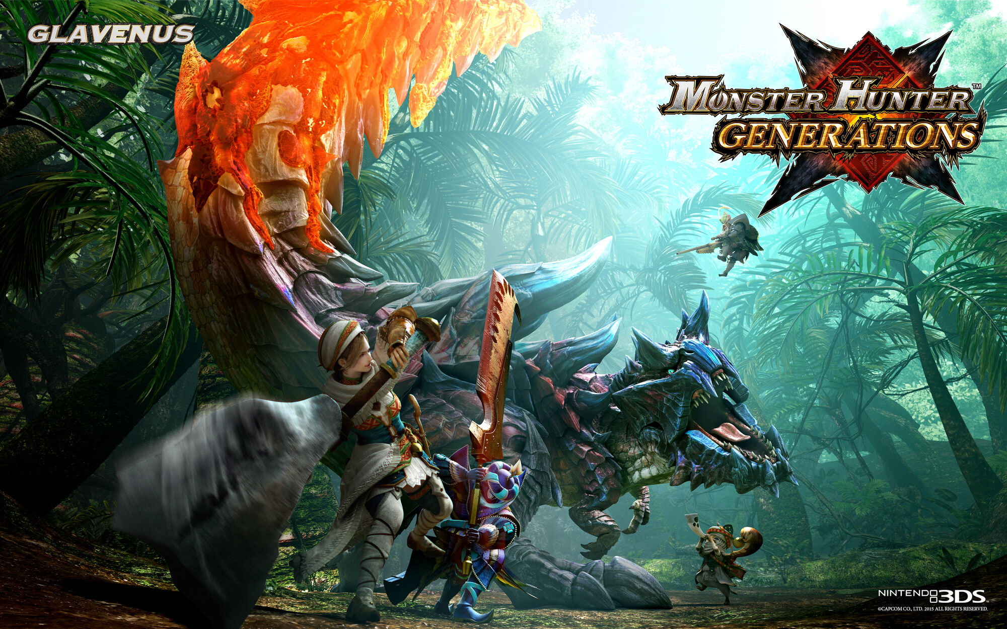 Bild - MHGen-Glavenus-Wallpaper.jpg | Monster Hunter Wiki | FANDOM ...