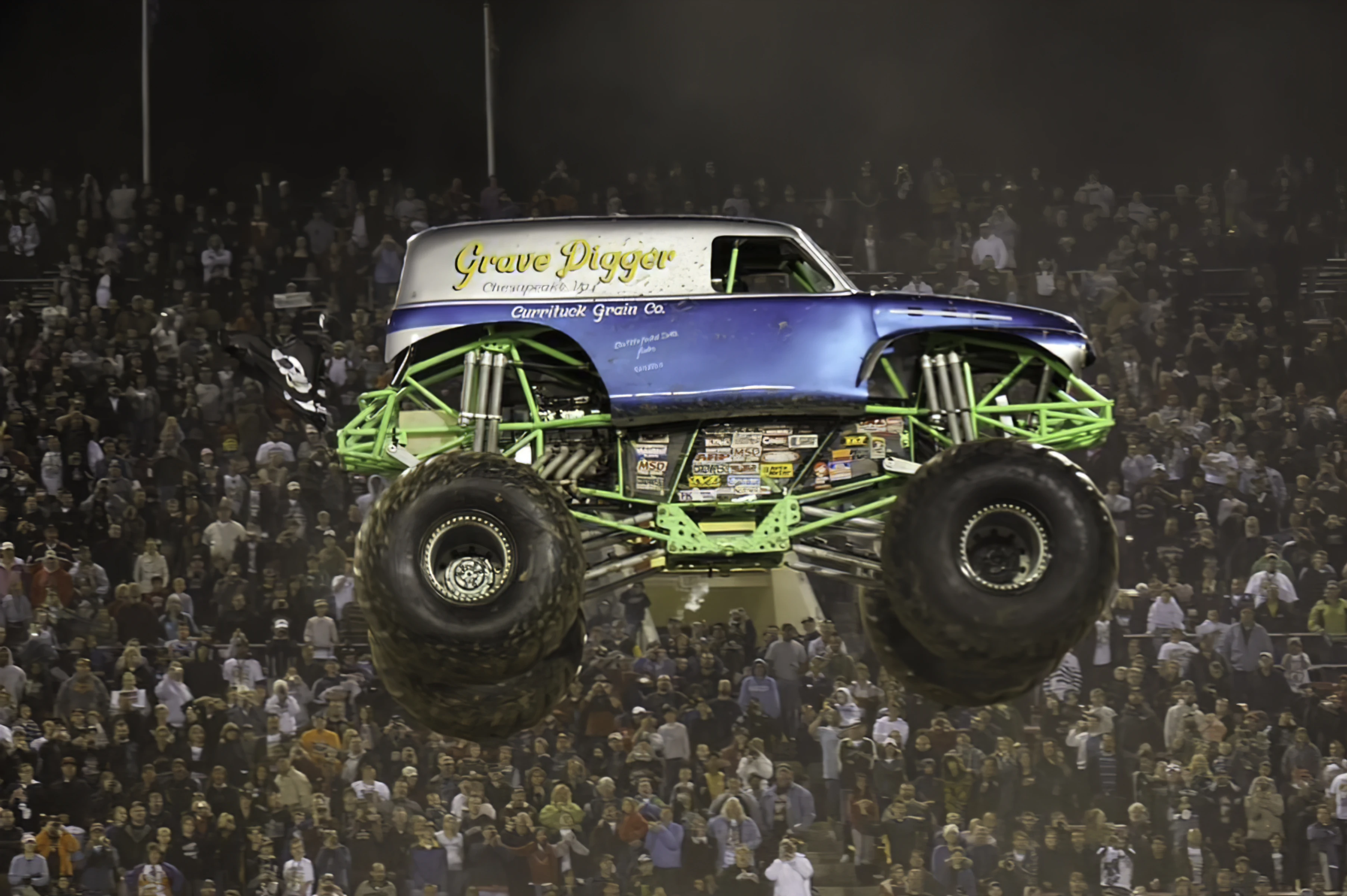 Retro Grave Digger (Blue) | Monster Trucks Wiki | FANDOM powered by Wikia