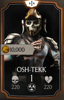 Osh-Tekk | Mortal Kombat X Mobile Wikia | Fandom