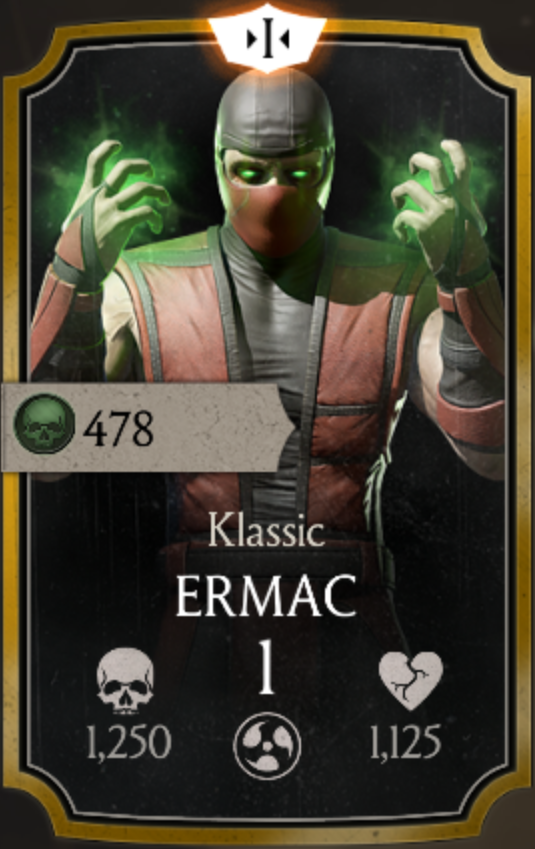 Ermacklassic Mortal Kombat Mobile Wikia Fandom