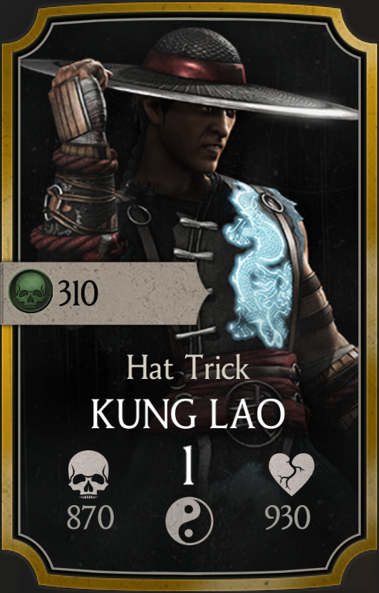 Kung Lao/Hat Trick | Mortal Kombat X Mobile Wikia | FANDOM powered by Wikia Kung Lao/Hat Trick | Mortal Kombat X Mobile Wikia | FANDOM powered by Wikia