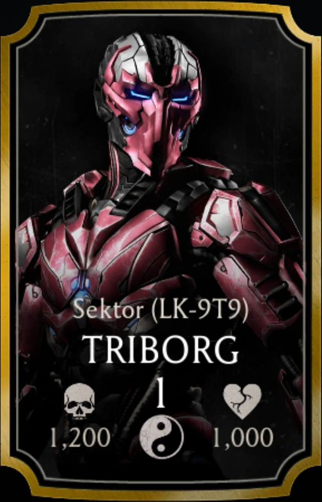 Triborg/Sektor (LK-9T9) | Mortal Kombat Mobile Wikia | Fandom