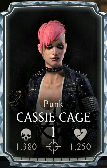 Cassie Cage Punk Mortal Kombat Mobile Wikia Fandom