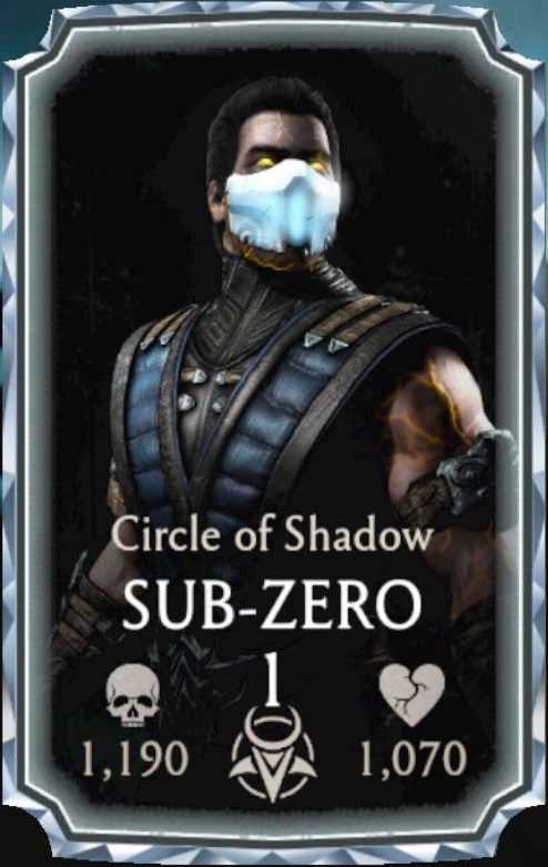 Sub-Zero/Circle of Shadow | Mortal Kombat Mobile Wikia | Fandom