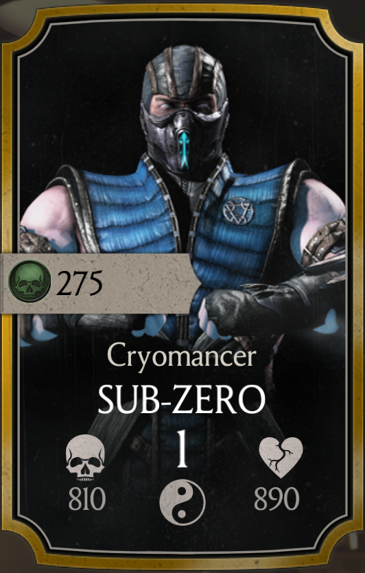 Sub Zerocryomancer Mortal Kombat Mobile Wikia Fandom
