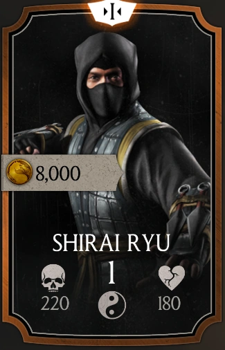 Shirai Ryu | Mortal Kombat Mobile Wikia | Fandom
