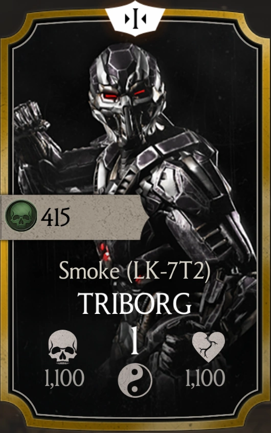 Triborg/Smoke (LK-7T2) | Mortal Kombat Mobile Wikia | Fandom