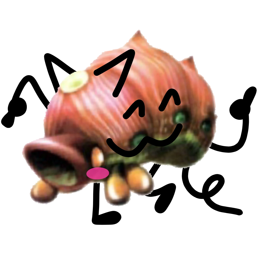 Super Duper Funny Anime Furry Cat Decorated Armored Cannon Beetle Larva ...