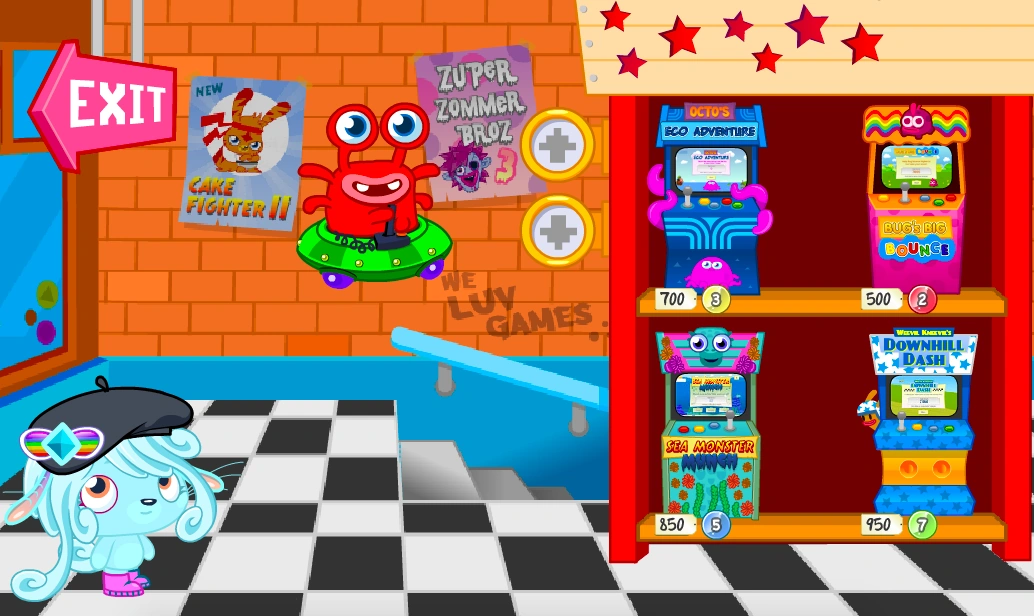 Games Starcade | Moshi Monsters Wiki | Fandom