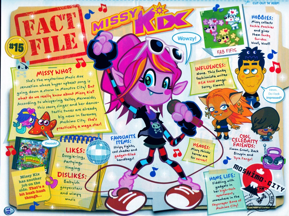 Missy Kix | Moshi Monsters Wiki | FANDOM powered by Wikia