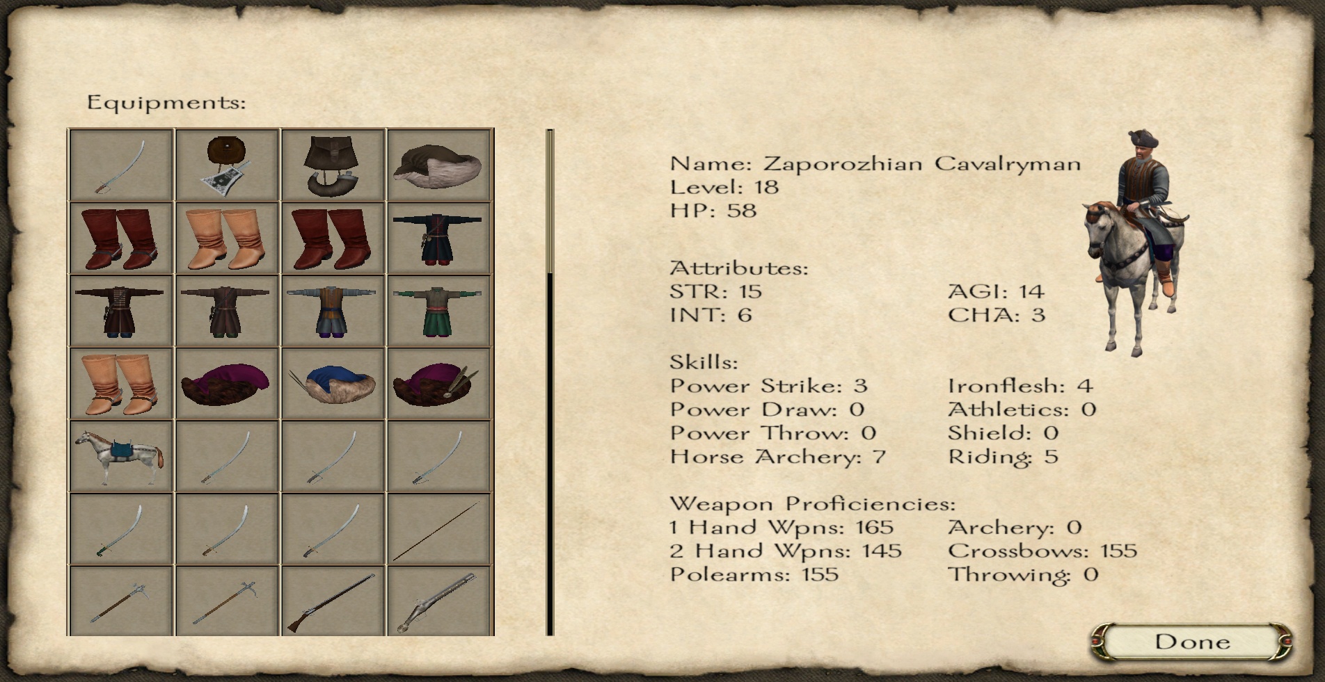 Zaporozhian Cavalryman Mount And Blade Wiki Fandom