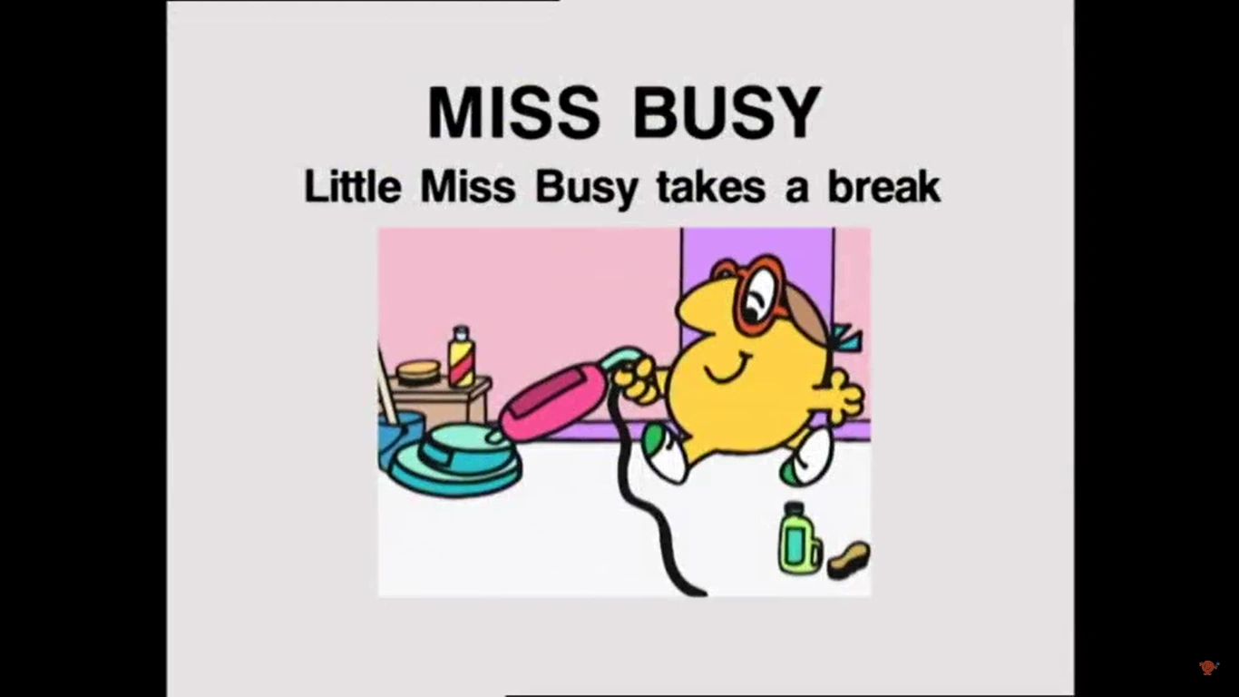 Little Miss Busy Takes A Break | Mr Men 1995 Wiki | Fandom