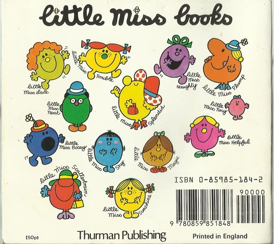 Image - Little Miss books back cover mid 1980's revision A.jpg | Mr ...