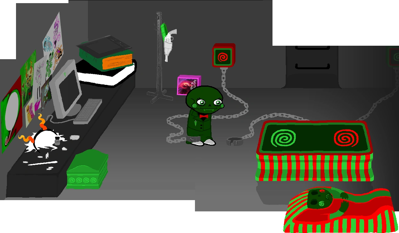 Calliope and Caliborn's room | MS Paint Adventures Wiki | Fandom