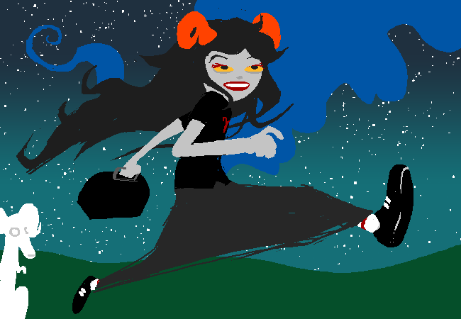 Image - Aradia running home.gif | MS Paint Adventures Wiki | FANDOM ...