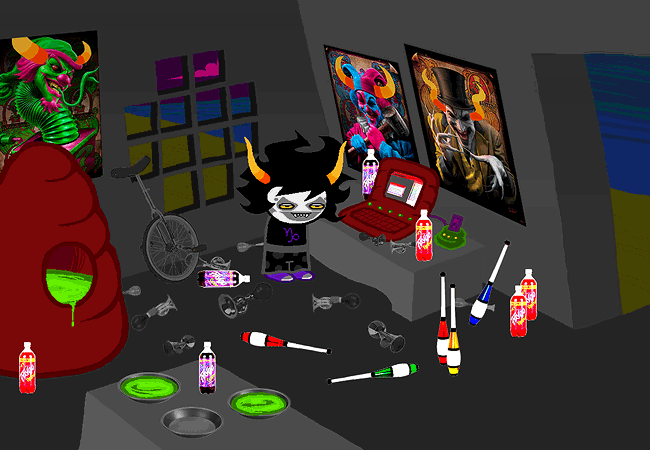 Image - Gamzee's room.gif | MS Paint Adventures Wiki | FANDOM powered ...