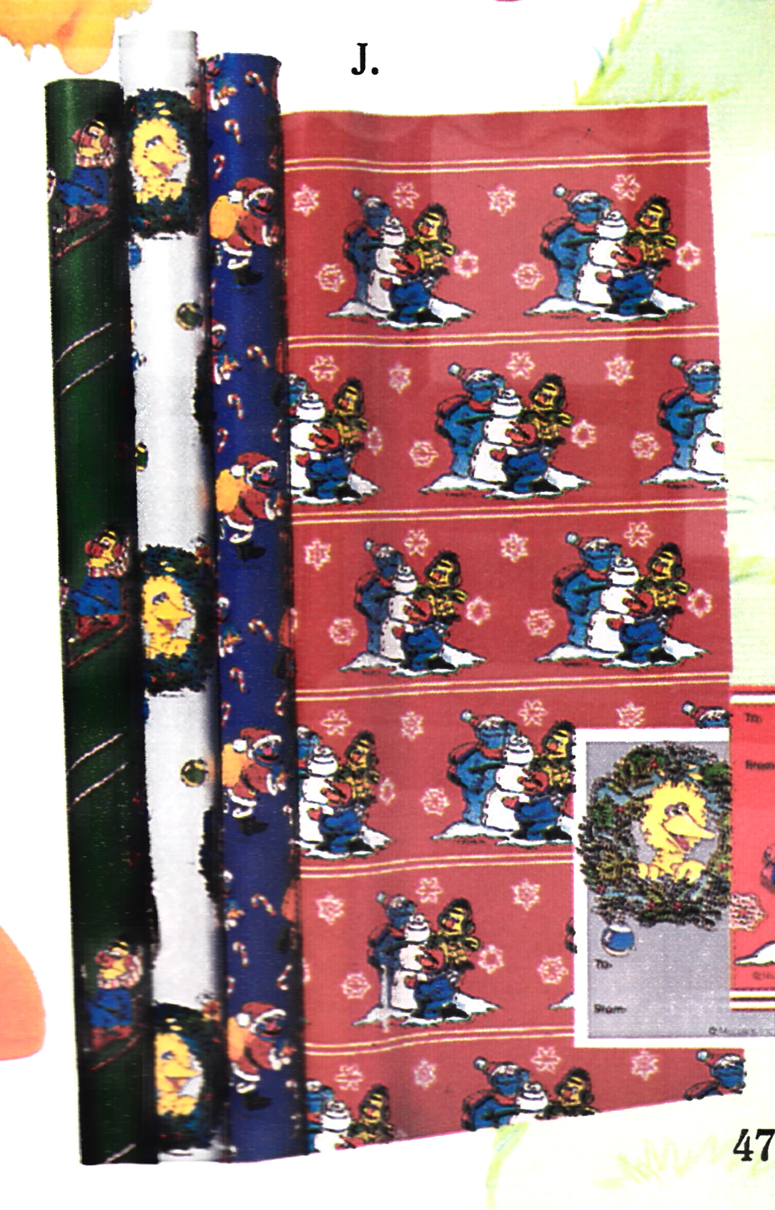 Sesame Street wrapping paper (Applause) | Muppet Wiki | Fandom