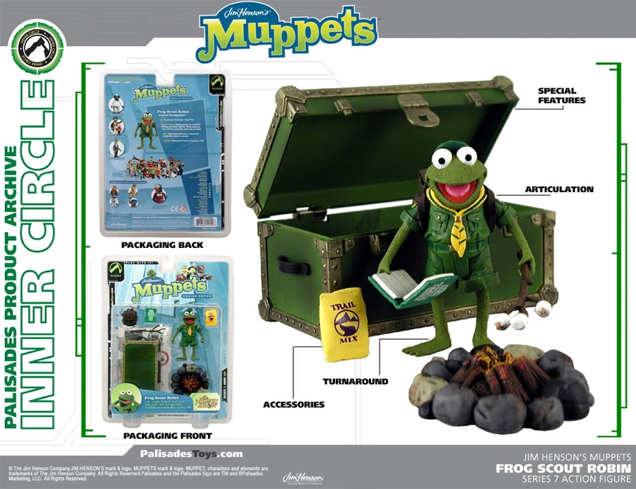 Frog Scout Robin Action Figure | Muppet Wiki | FANDOM powered by Wikia